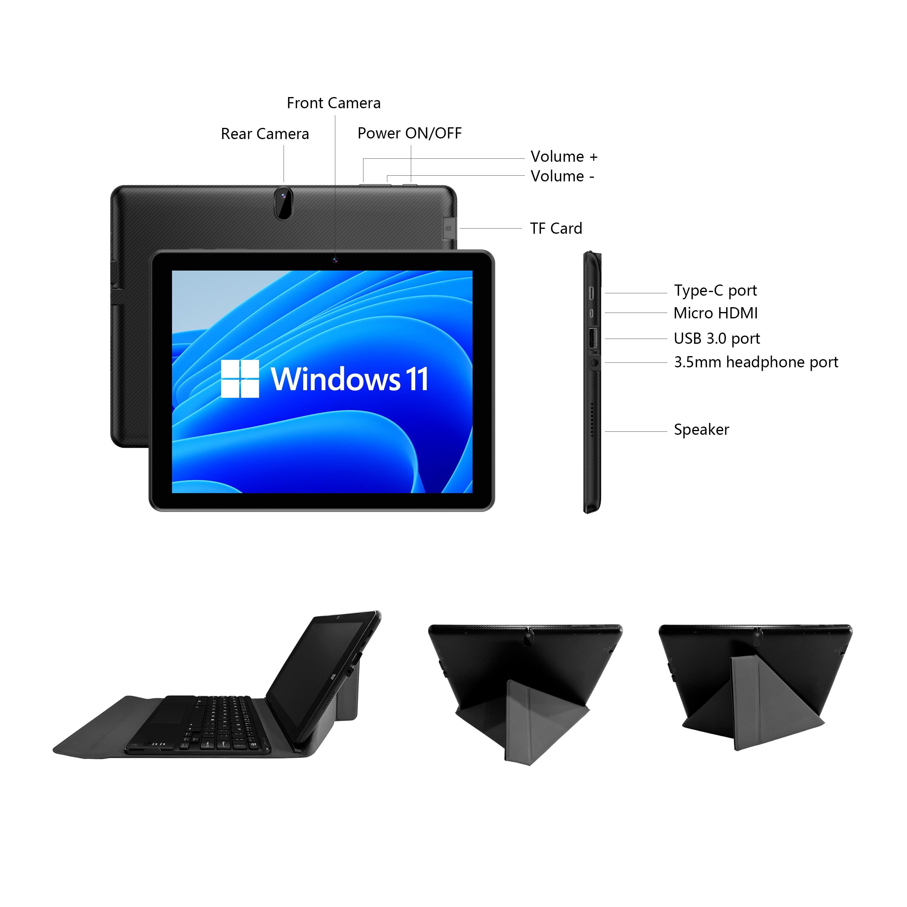 TIBUTA W100 8.9 inch Windows 11 Tablet – Tibuta